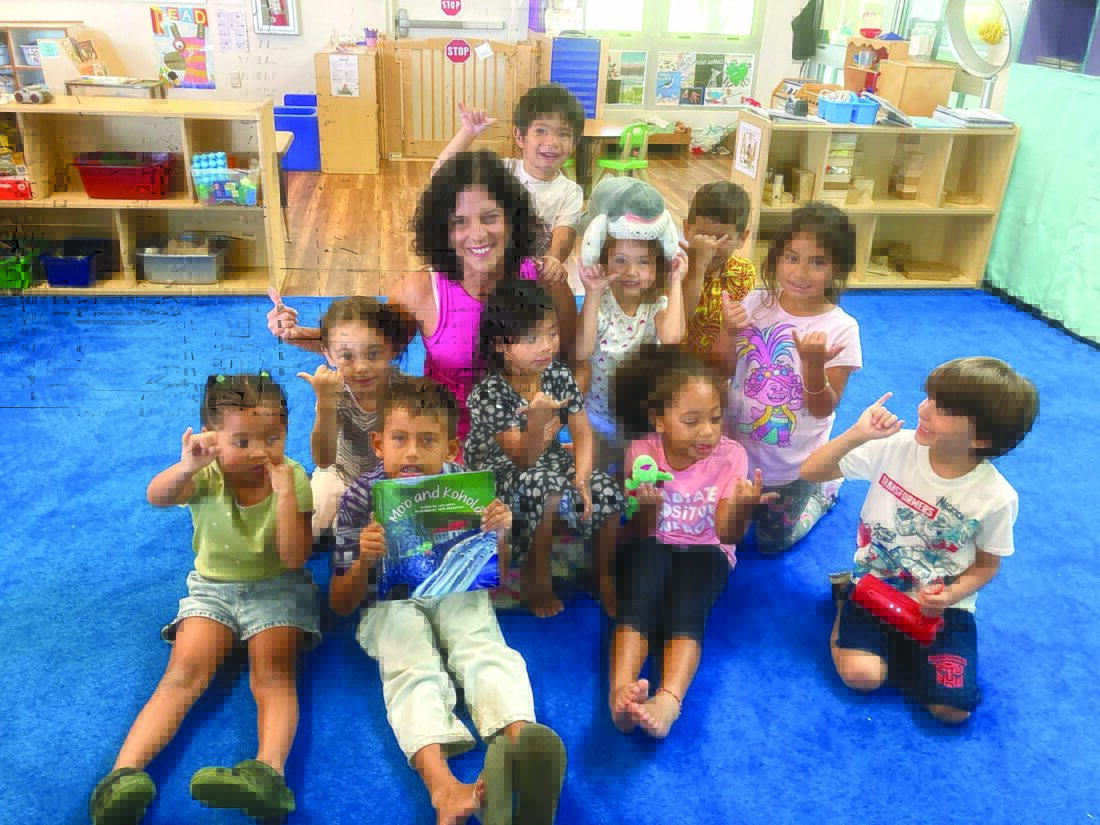 Specialist Lori Abreu reads ‘Mo‘o and Kohola’ to MEO’s Head Start ...